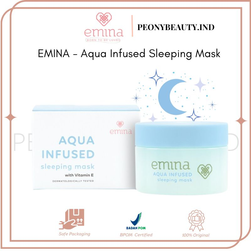Jual Emina Aqua Infused | Sleeping Mask | Shopee Indonesia