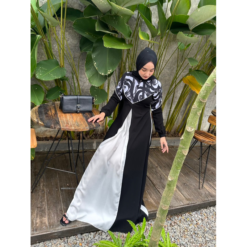 Jual Efrina Dress Original Zai Muslim Wear | Shopee Indonesia