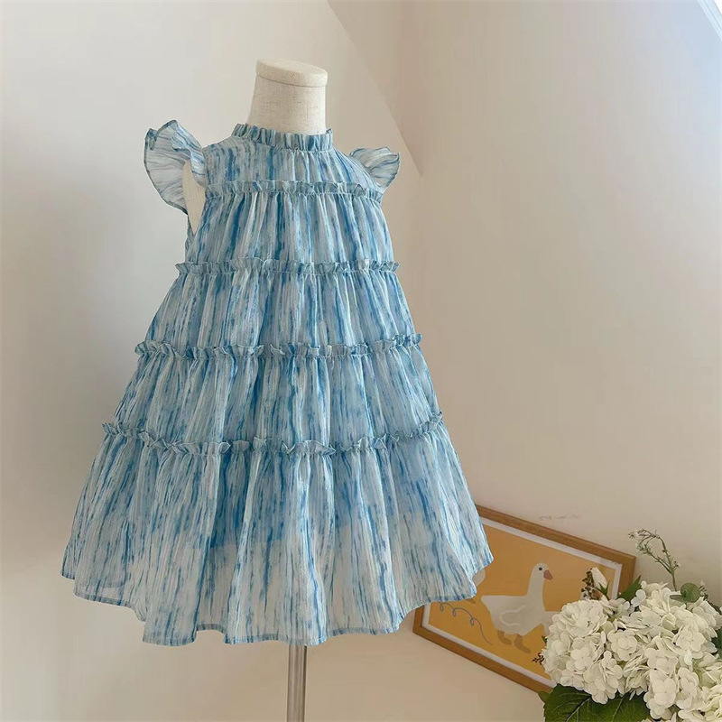 Jual BeeChic.Kids Dress Anak Import BIRU FLOWY - Dress Anak Perempuan ...