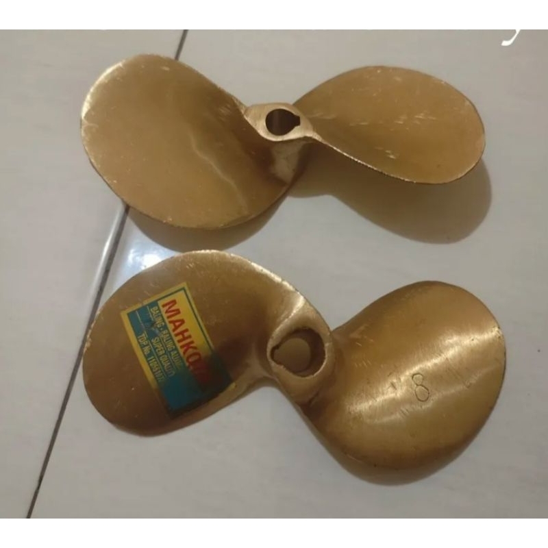 Jual baling kuningan d2 x 8 / d2 x 7 kipas baling kapal perahu nelayan ...