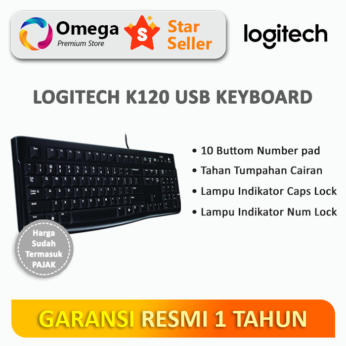 Jual Keyboard Logitech K120 USB | Shopee Indonesia