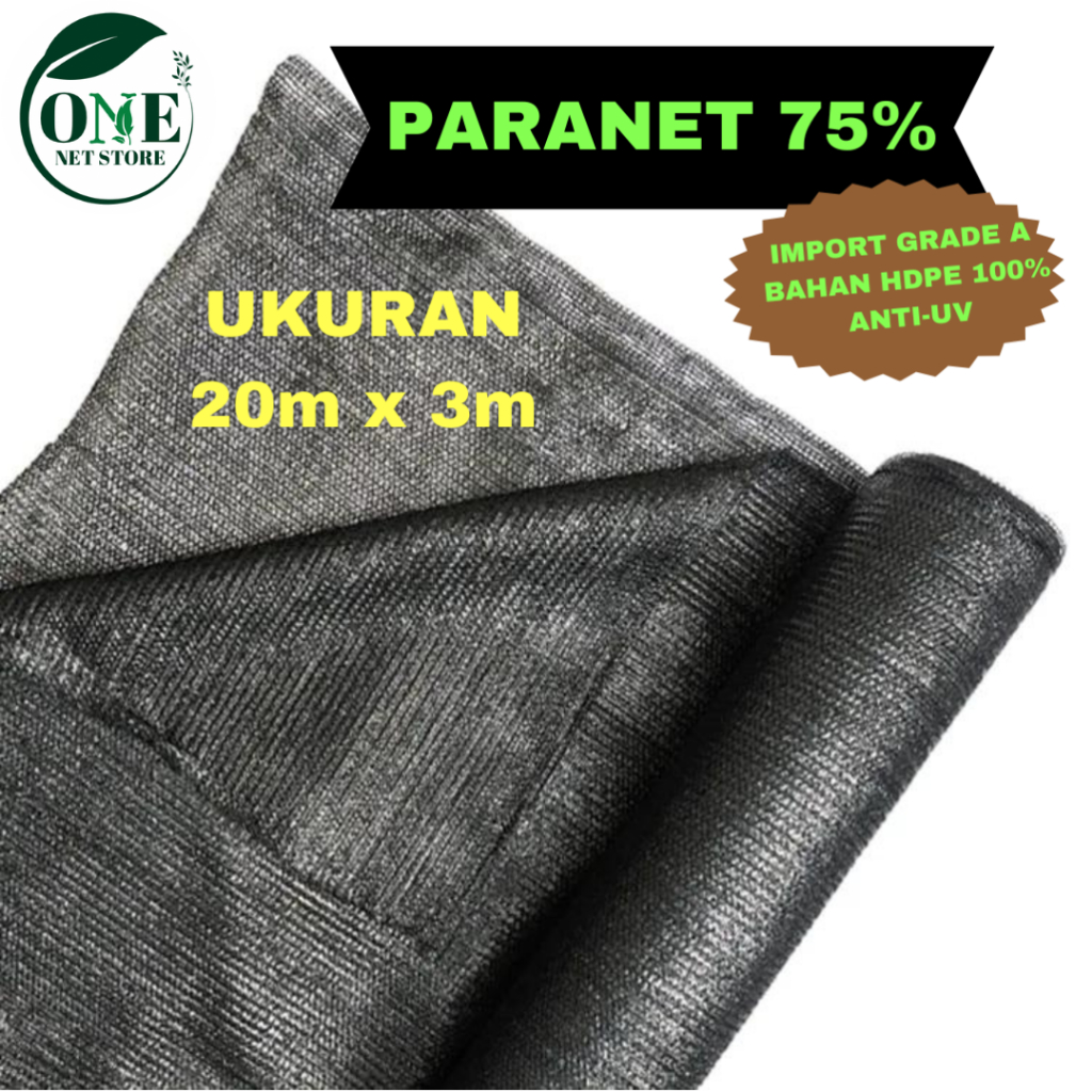 Jual JARING PARANET 75 % / SHADING NET | ANTI UV | GRADE A KUALITAS ...