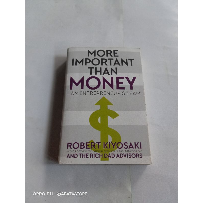 Jual Buku More Important Than Money Robert Kiyosaki Shopee Indonesia
