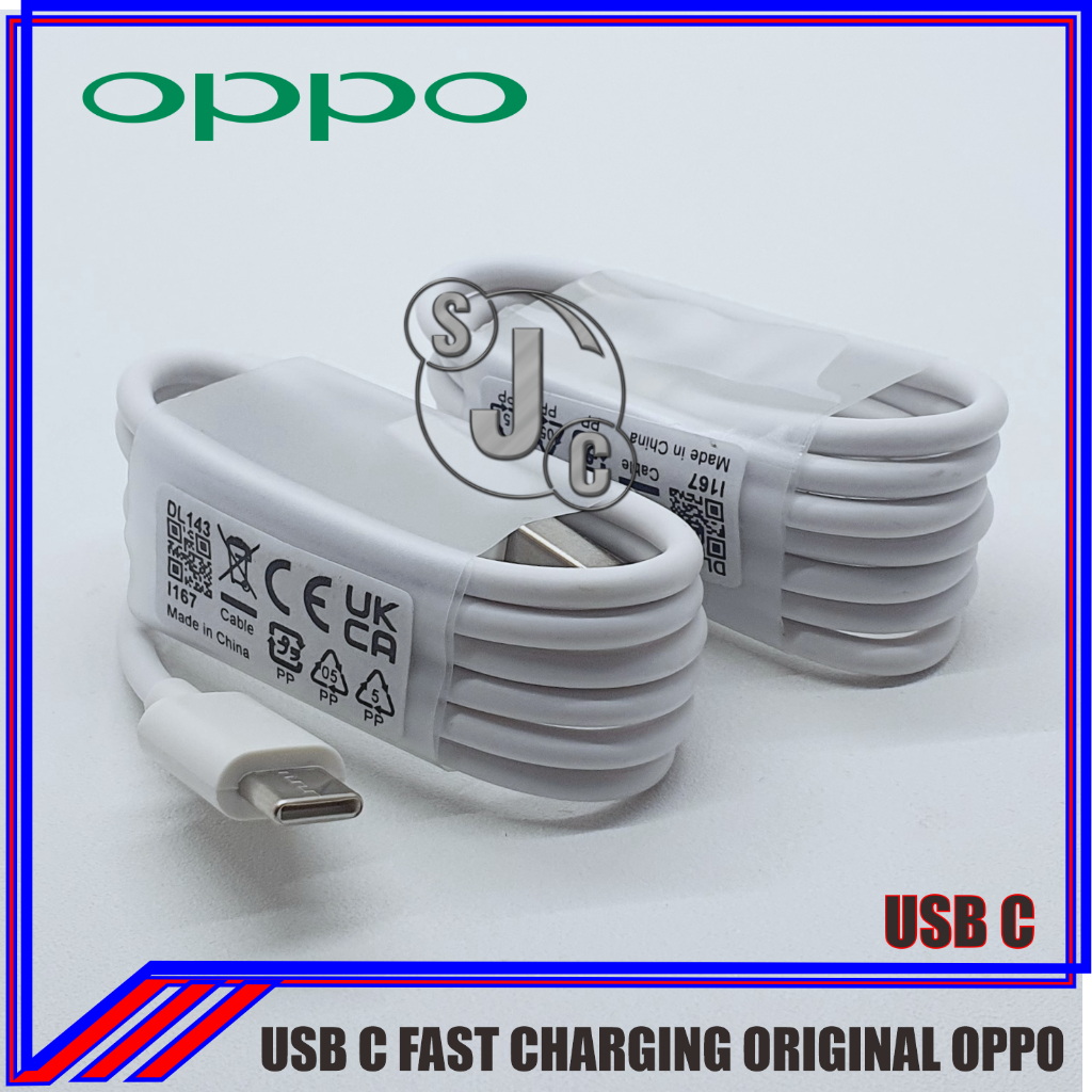 Jual Kabel Data Oppo A9 2020 Oppo A92 ORIGINAL 100% USB C Fast Charging ...