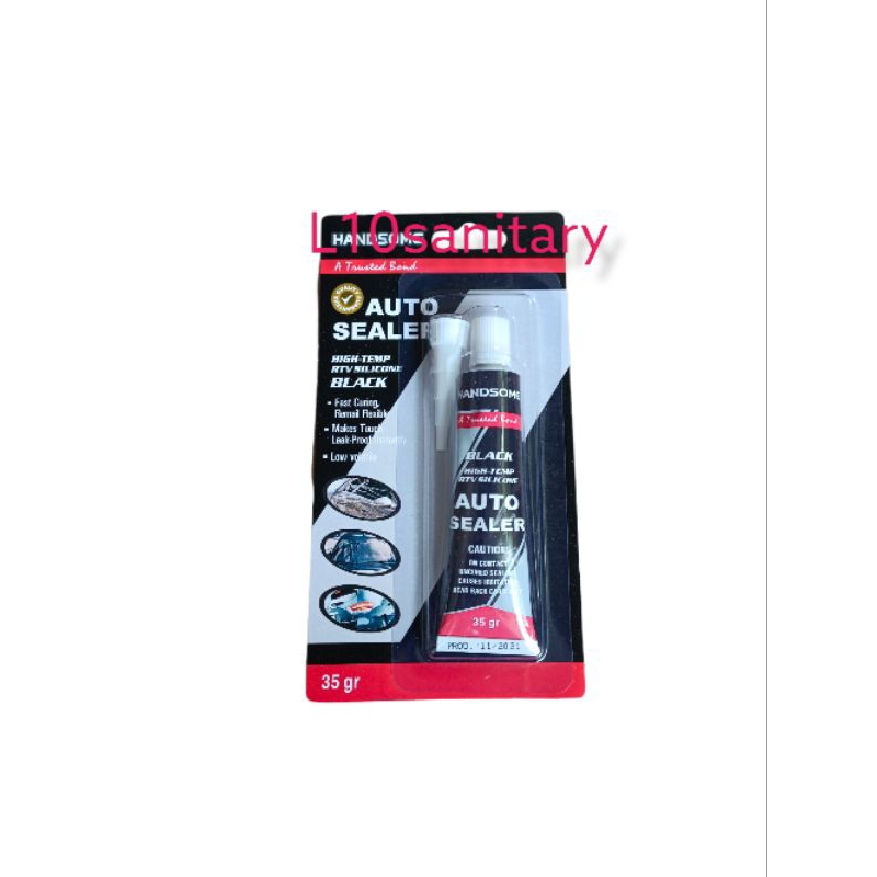 Jual BESAR Lem Auto Sealer HITAM / Lem Silicone Silent Odol Hitam / Lem ...