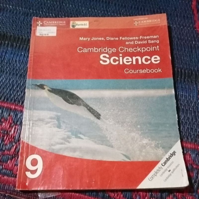 Jual BUKU CAMBRIDGE CHECKPOINT SCIENCE COURSEBOOK 9 PENERBIT CAMBRIDGE ...