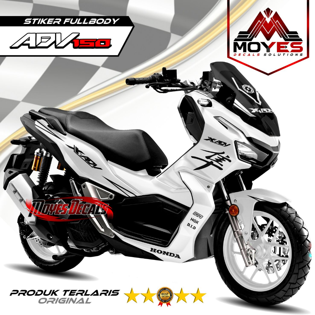 Jual Decal ADV 150 Fullbody Stiker Motor Honda Adv 150 Design POLOS ...