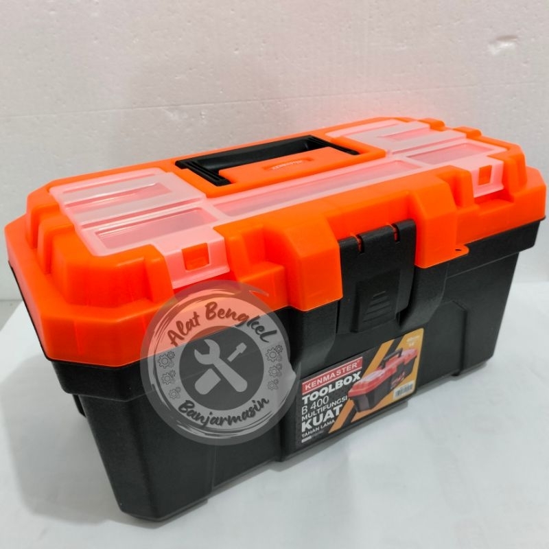 Jual TOOL BOX PLASTIK KENMASTER B400 16" (40CM)||TEMPAT PENYIMPANAN ...