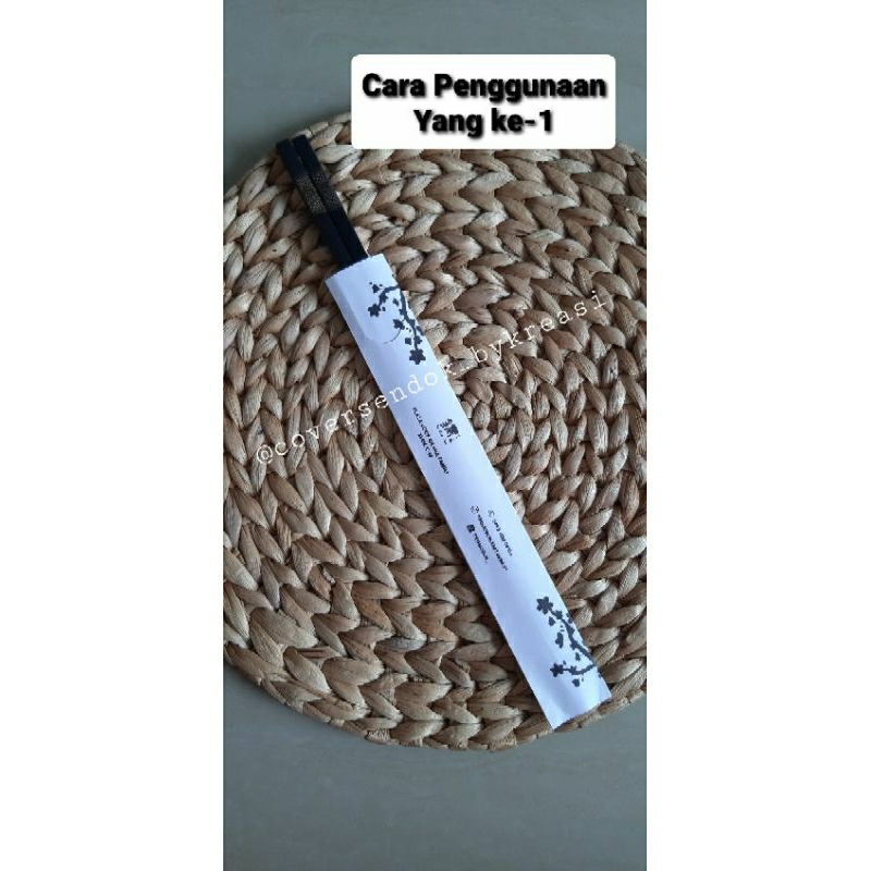 Jual Cover Sumpit Kertas Custom Logo satu warna - Murah (harga per pcs ...