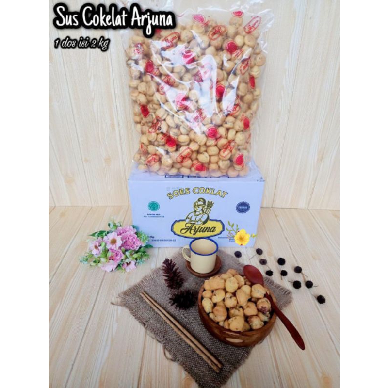 Jual Sus Coklat Lumer 250gr 500gr 1kg / Soes Cokelat Kering / Sus ...
