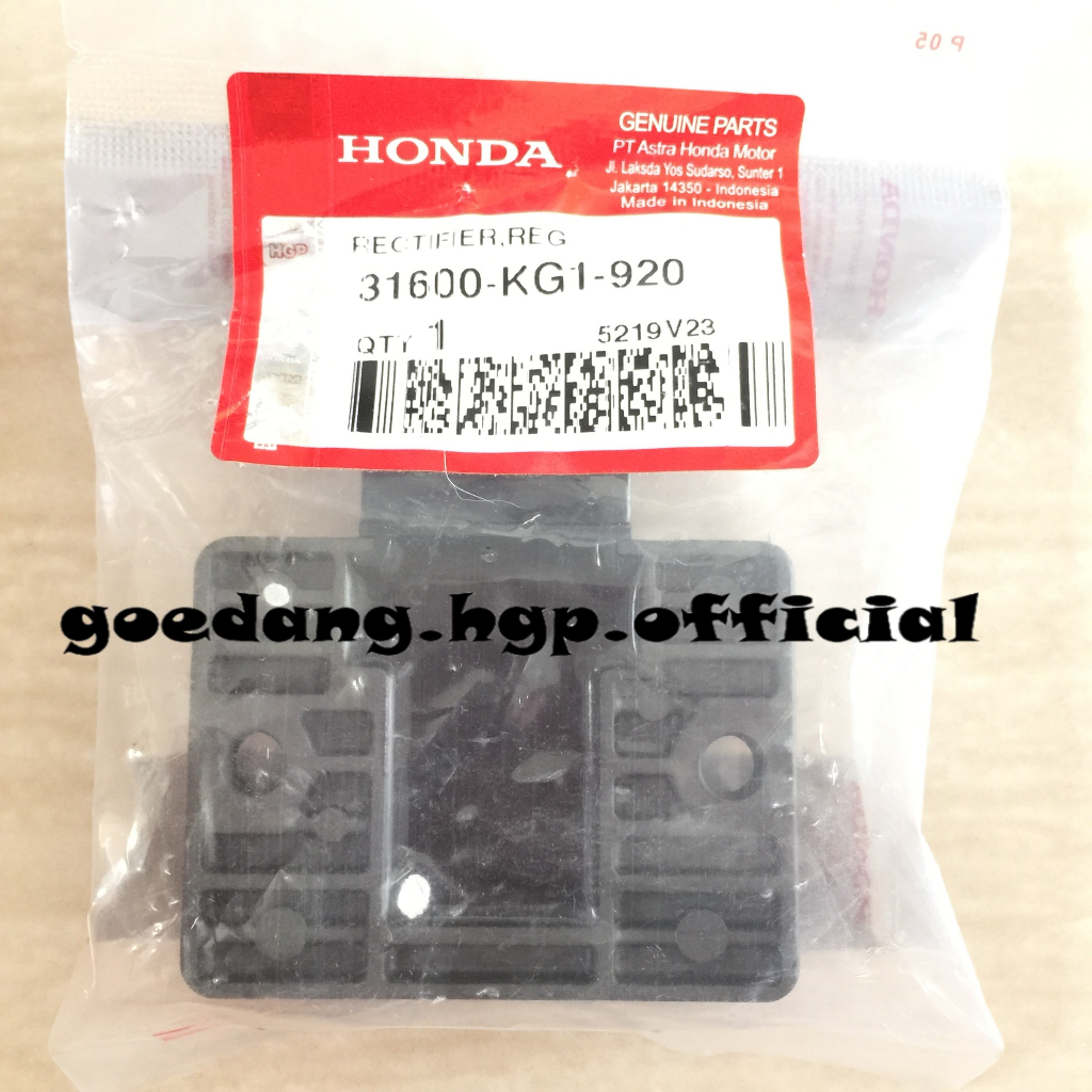 Jual Rectifier Regulator Comp Kiprok MEGA PRO TIGER ORIGINAL AHM ...