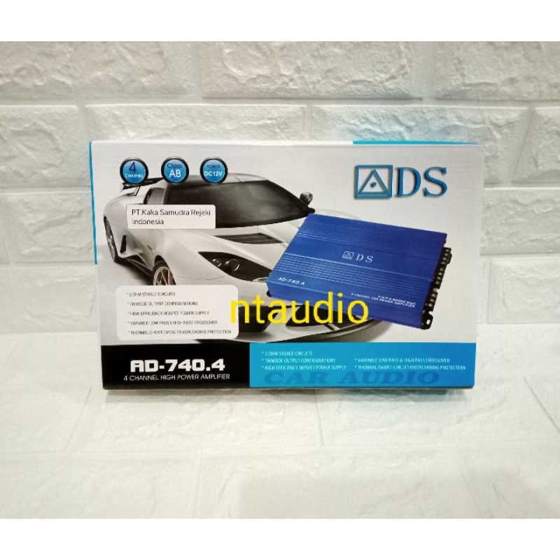 Jual Power ADS AD-740.4 mosfet tenaga badak ADS 740 amplifier 60000watt ...