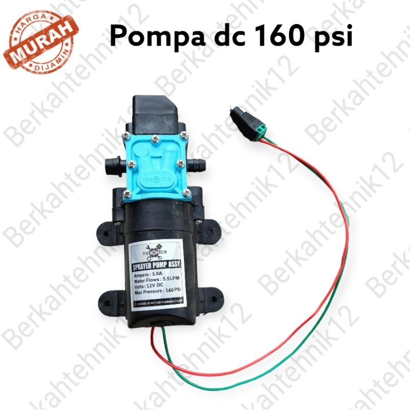 Jual pompa air elektrik high pressure 12v 160 psi sok-sok mollar ...
