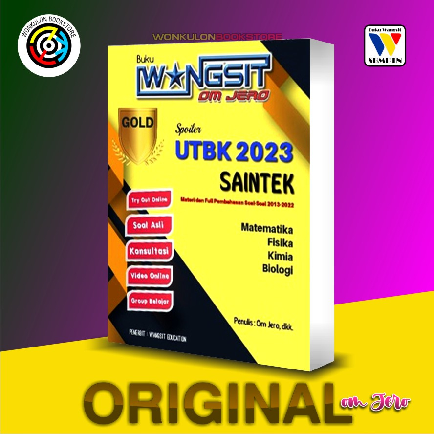 Jual Buku Utbk Sbmptn Tka Saintek Gold 2023 Buku Wangsit 2023