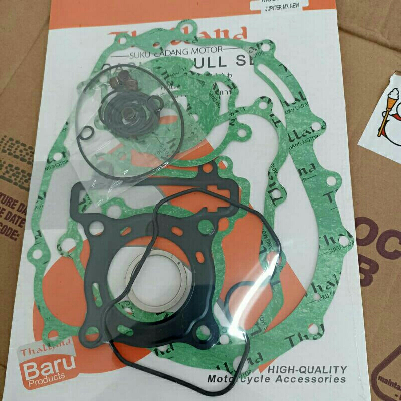 Jual GASKET PAKING FULLSET FULL SET plus Seal klep set Jupiter MX 135 New Jupiter MX New Vixion ...