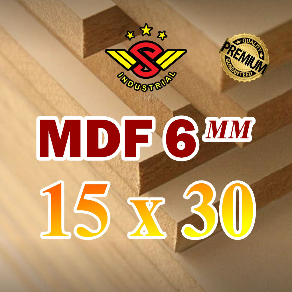 Jual Papan MDF Ukuran 15x30 Cm Tebal 6mm | Shopee Indonesia