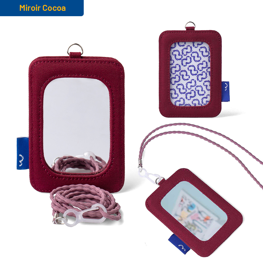 Jual Wallts Miroir - ID Card Lanyard Gantungan Name Tag Kaca Cermin ...