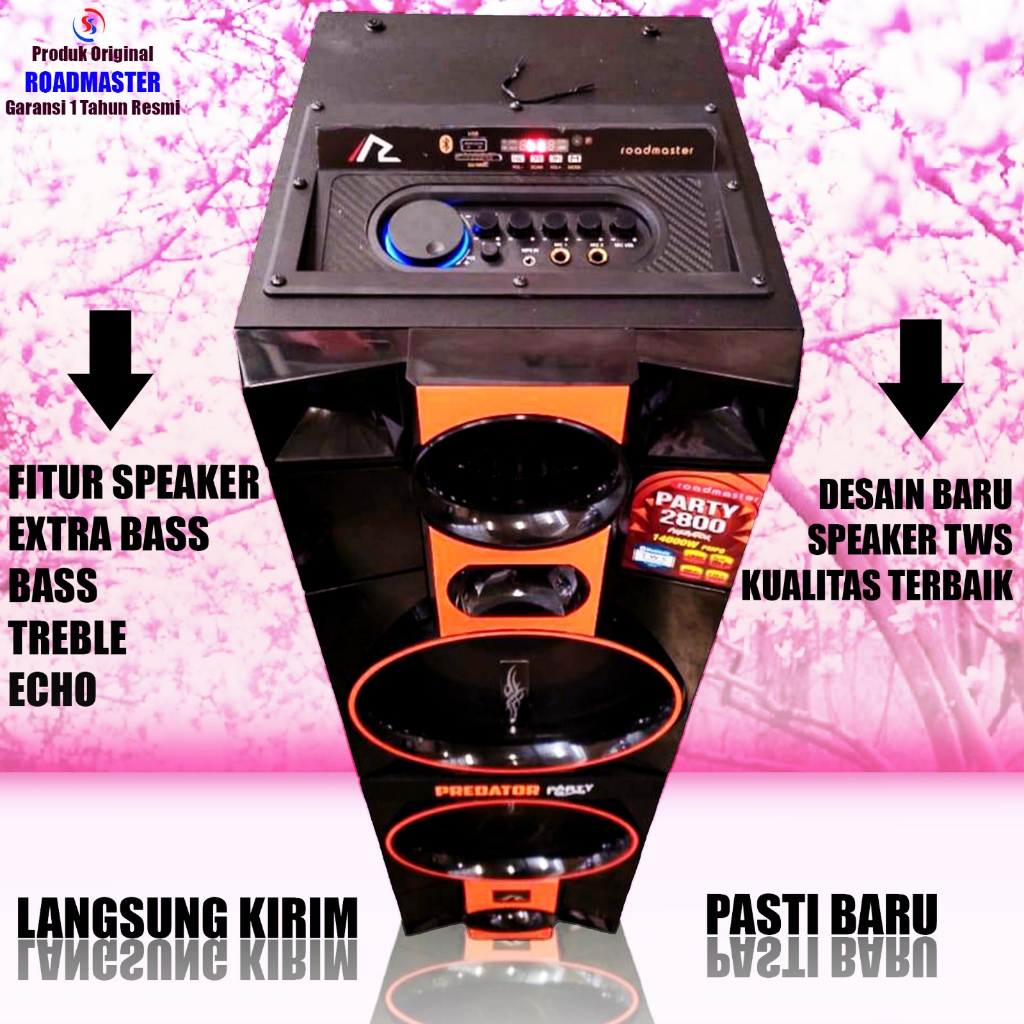 Jual SPEAKER AKTIF PREDATOR PARTY 2800 ROADMASTER | SPEAKER BASS ...
