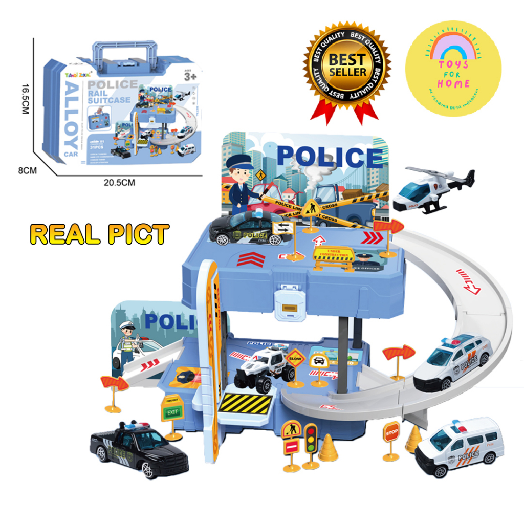 Jual Mainan Track Police Rail Suitcase Koper Track TOYSFORHOME | Shopee ...