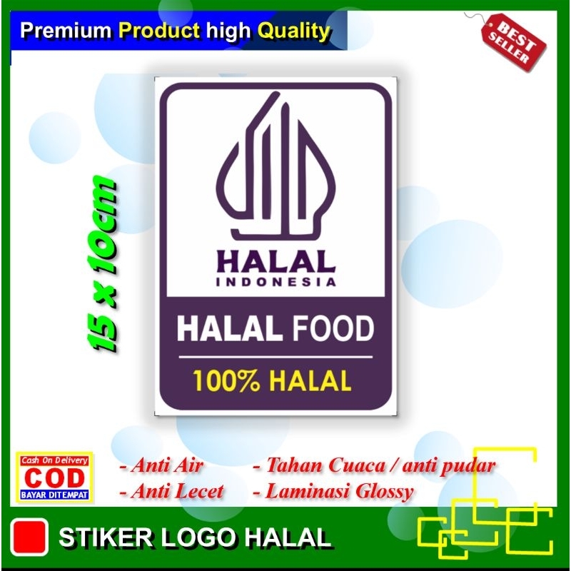 Jual Stiker new logo halal sticker ketertiban keamanan kebersihan ...