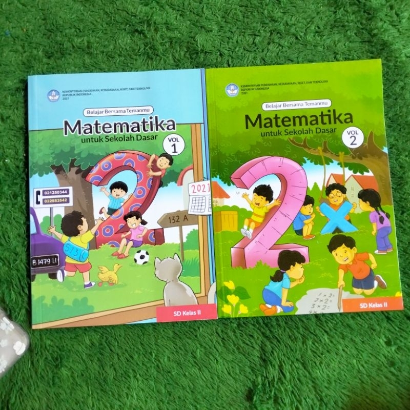 Jual ORIGINAL BUKU BELAJAR BERSAMA TEMANMU MATEMATIKA KELAS 2 SD VOLUME 1 2 KURIKULUM MERDEKA ...