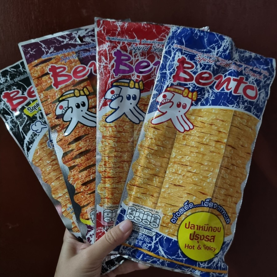 Jual bento juhi thailand snack 18gram squid seafood snack 1pcs satuan ...