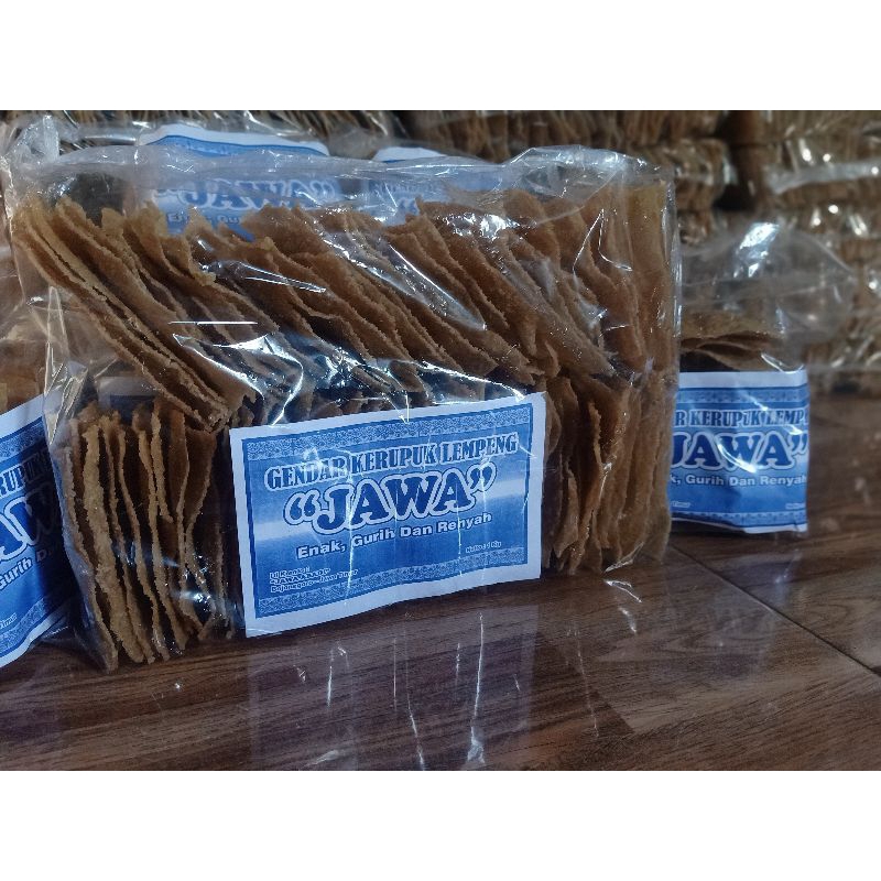 Jual Gendar kerupuk Lempeng Khas Madiun 1kg | Shopee Indonesia