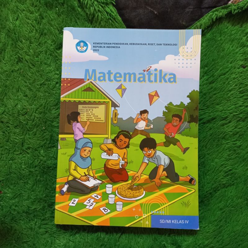 Jual ORIGINAL BUKU MATEMATIKA KELAS 4 SD KURIKULUM MERDEKA | Shopee ...