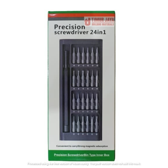 Jual LUM OBENG SET 24 in 1 Screwdriver kit Hardware Tools Magnet ...