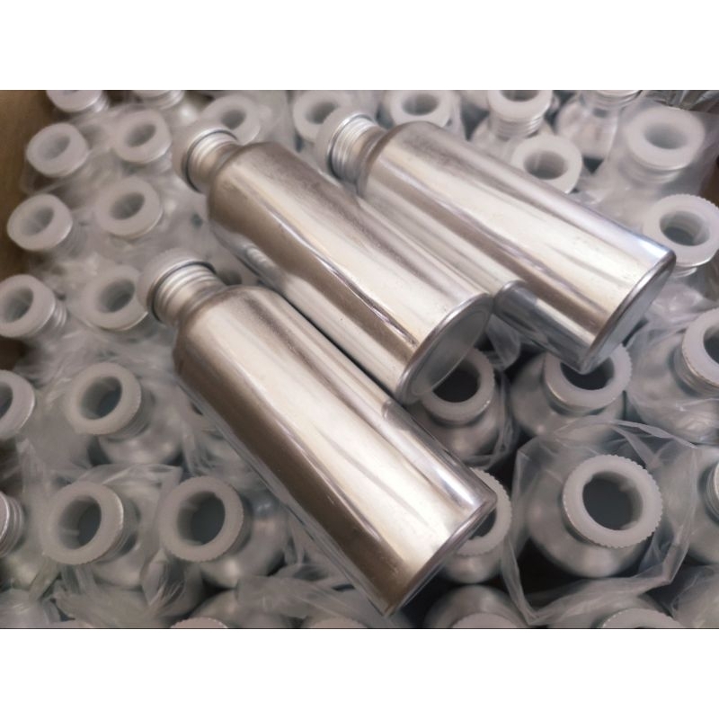 Jual KALENG - 250 ML ( SILVER ) BARU | Kaleng kosong untuk wadah bibit ...