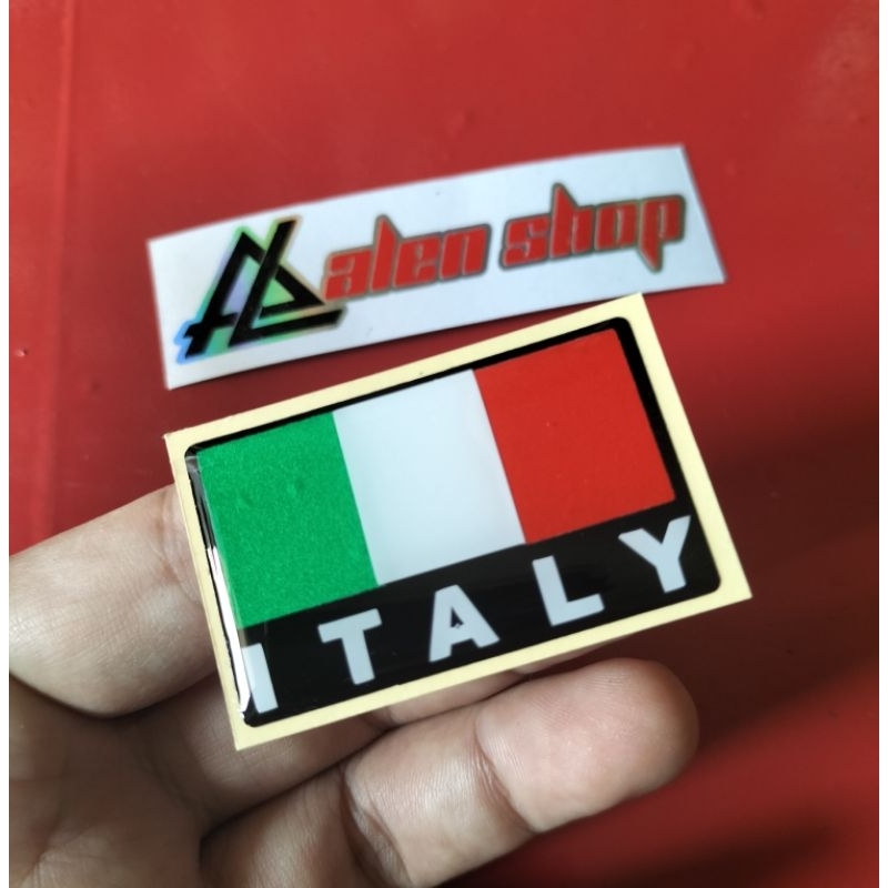 Jual STIKER TIMBUL EMBLEM BENDERA ITALY | Shopee Indonesia