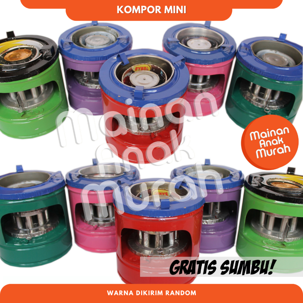 Jual Kompor Mainan Mini Warna Warni Kitchen Set Kompor Minyak Tanah
