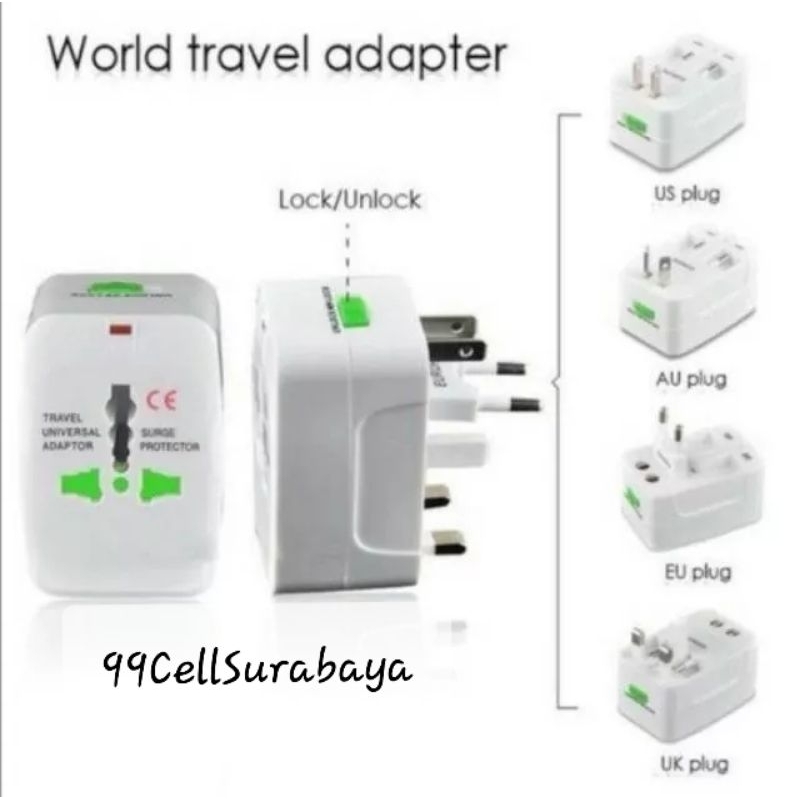 Jual Adaptor Internasional | Travel Adaptor Universal World | Colokan ...