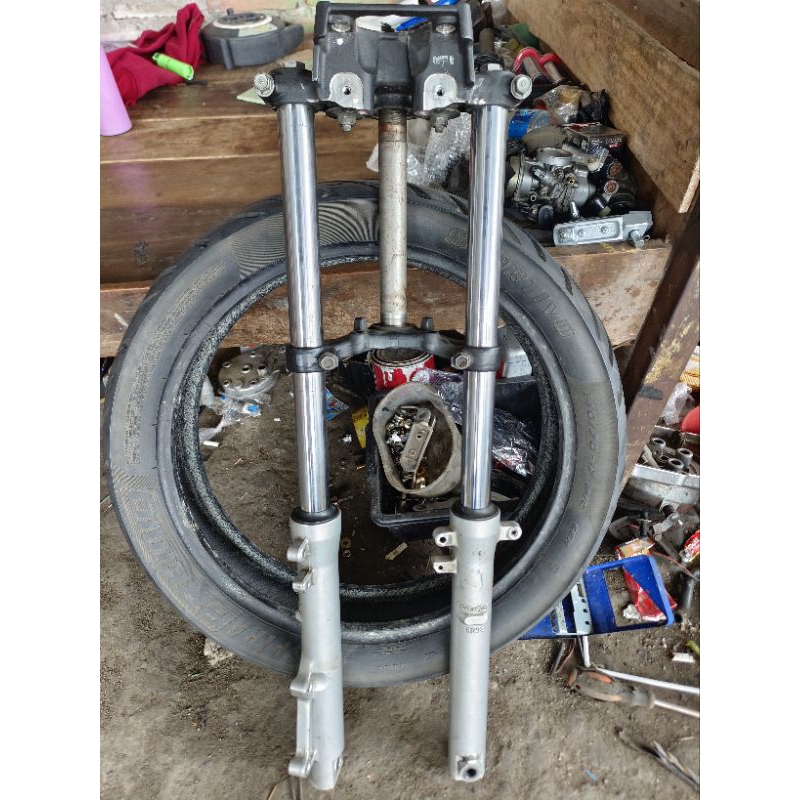 Jual shock depan+belakang MP mono | Shopee Indonesia