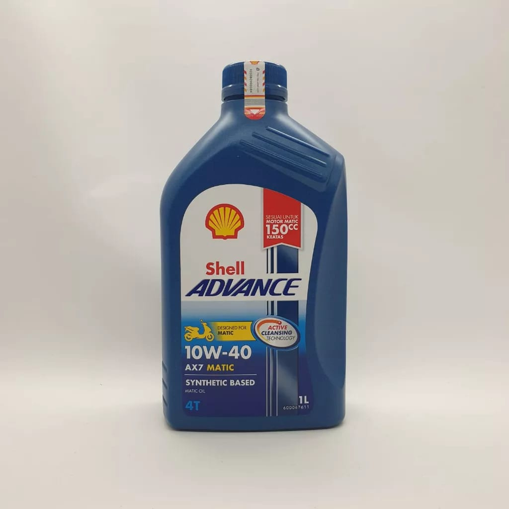 Jual OLI MESIN SHELL ADVANCE AX7 10W-40 MATIC 1 LITER | Shopee Indonesia