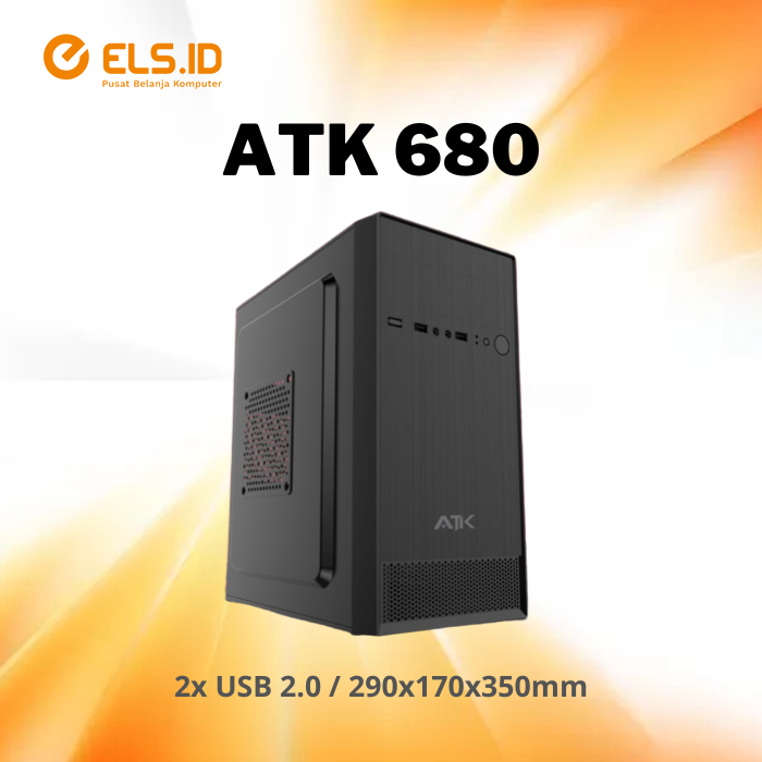 Jual Casing PC ATK 680 + PSU 600W | Shopee Indonesia