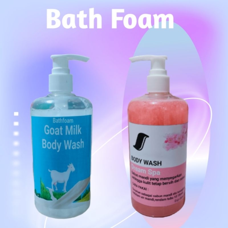 Jual Sabun Mandi BATH FOAM BODY WASH Pump 500ml BPOM | Shopee Indonesia