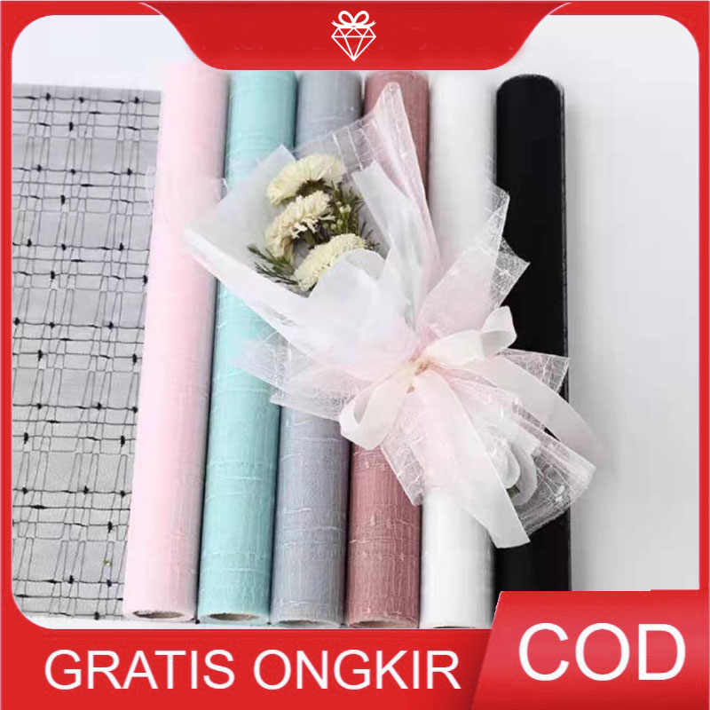 Jual 1ROLL Korean Tile Jaring Stripdot - Bahan kerajinan Bunga Tile013 ...