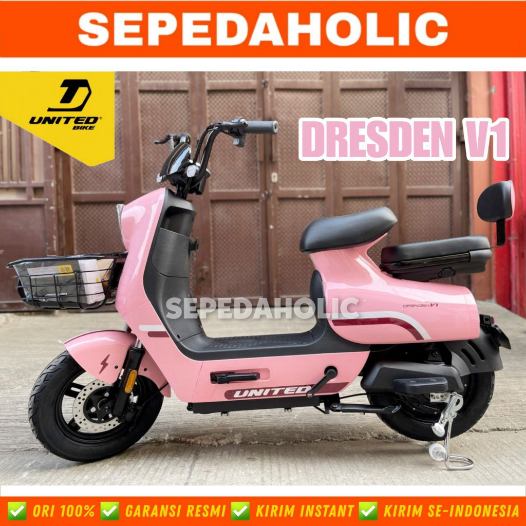 Jual Sepeda Listrik UNITED DRESDEN V1 Electric E Bike 600 Watt | Shopee ...
