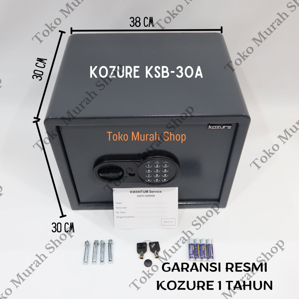 Jual Brankas Digital Kozure KSB-30A Kozure Digital Safe Box KSB30A Dark ...