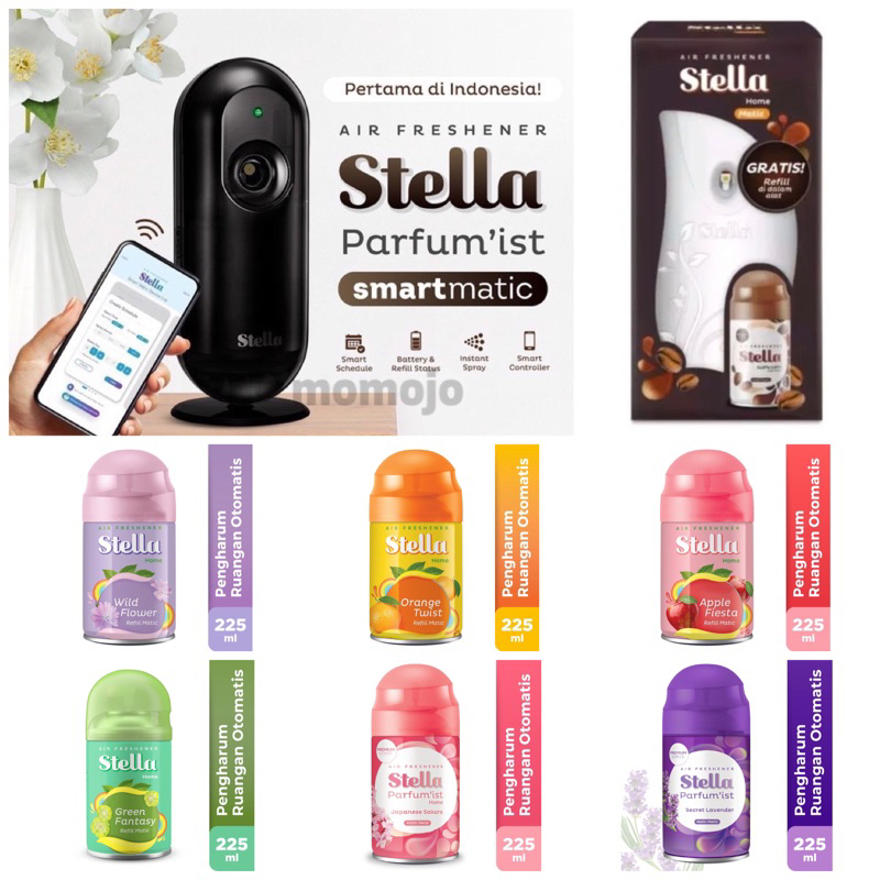 Jual STELLA Parfumist Smart Matic Device Set Pengharum Ruangan Otomatis ...