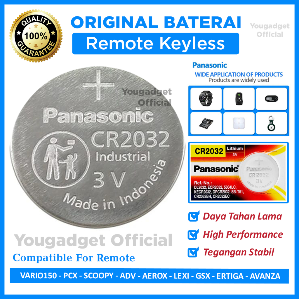 Jual BATERAI REMOTE VARIO 150 PCX ADV NEW SCOOPY 2021 AEROX LEXI NEW ...