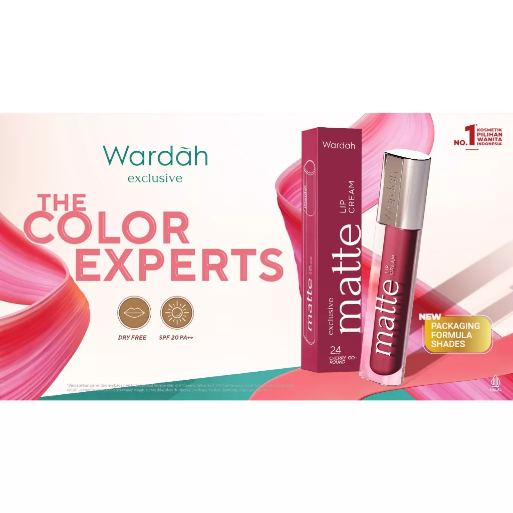 Jual WARDAH EXCLUSIVE LIP CREAM MATTE [ 24 SHADE ] | Shopee Indonesia