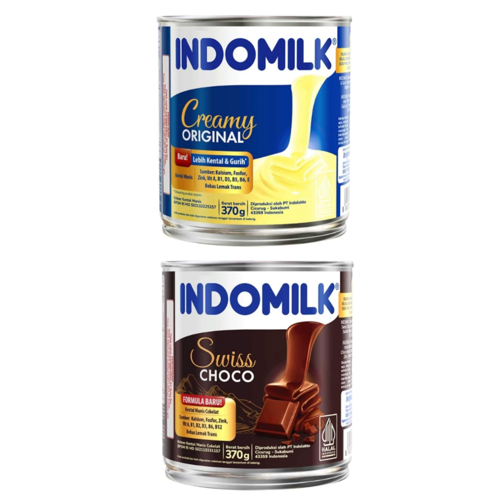 Jual INDOMILK SUSU KENTAL MANIS KALENG 370 GR | Shopee Indonesia