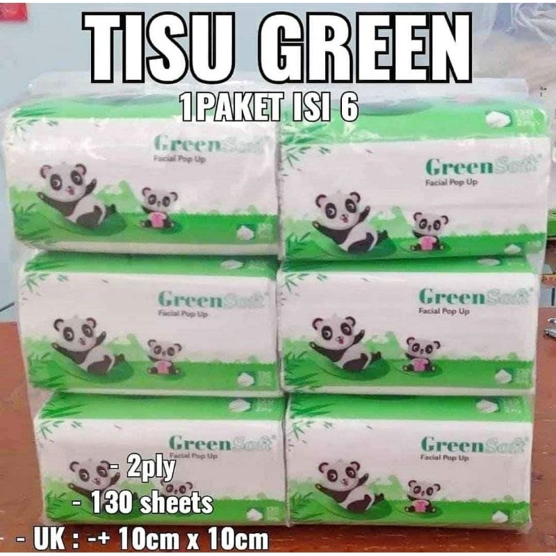 Jual Tisu green soft(isi 6pcs) | Shopee Indonesia