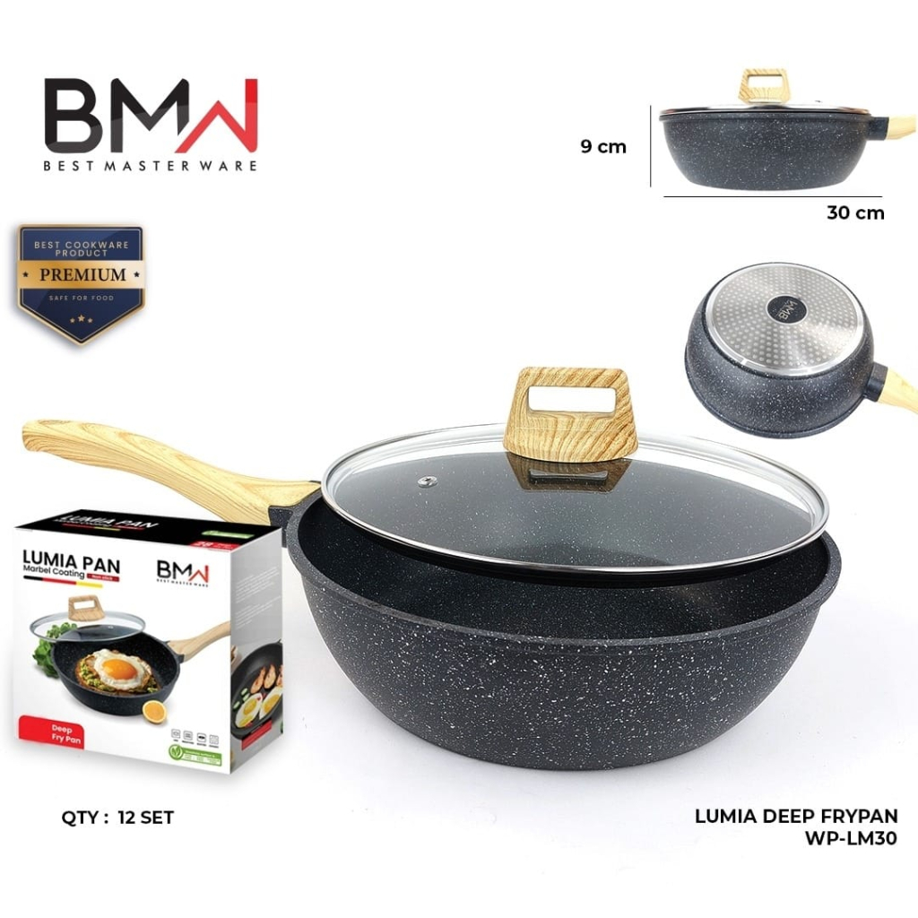 Jual PENGGORENGAN / PANCI / LUMIA DEEP FRY PAN BMW 30CM/Deep Fryer Pan ...