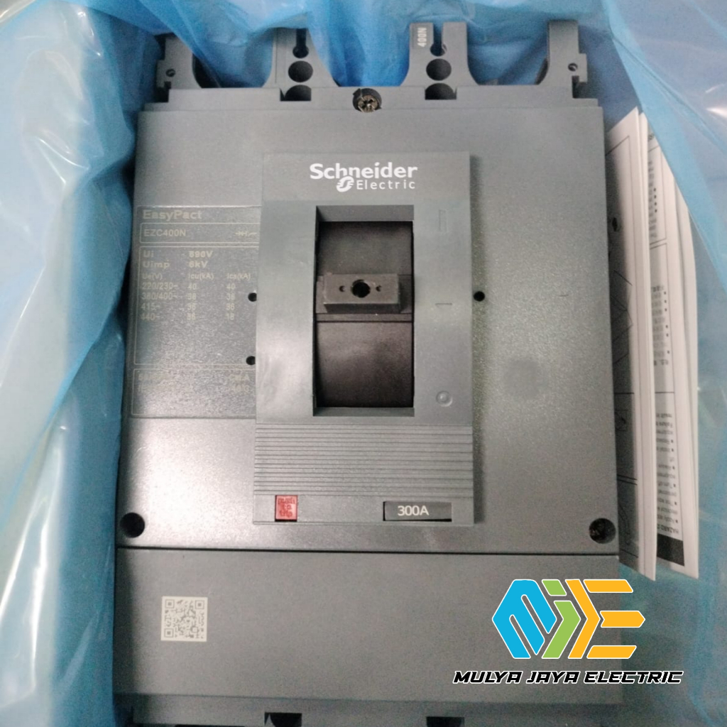 Jual Mccb Ezc400N 3Pole 300A 320A 400A 36kA Schneider EasyPact original ...