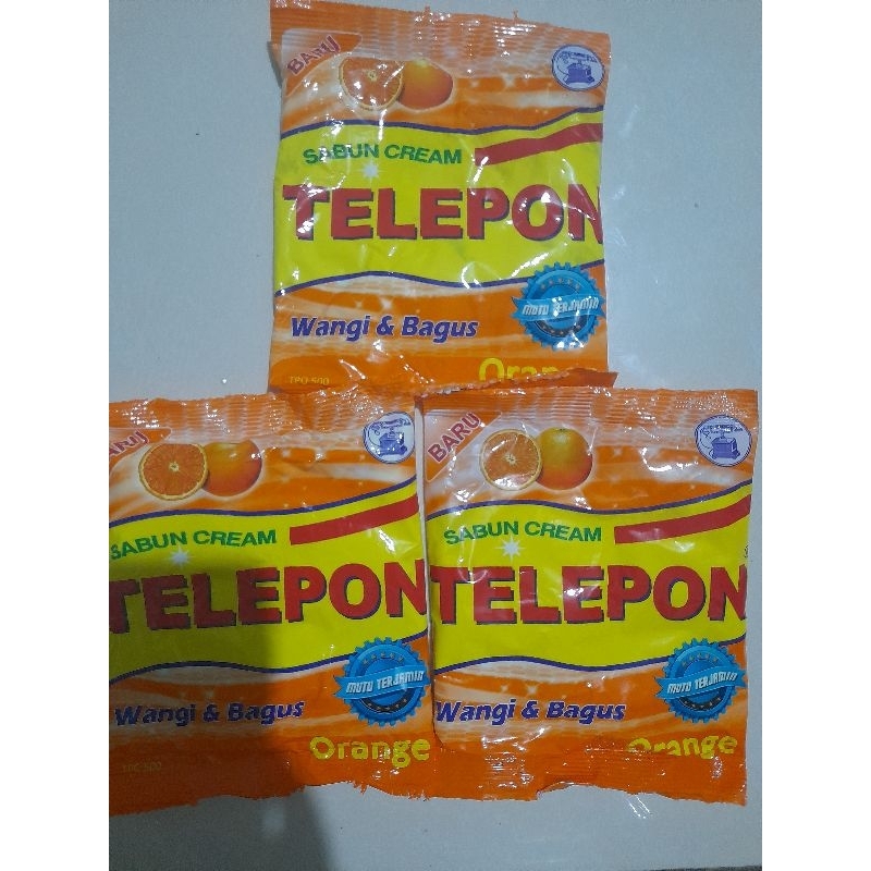 Jual Sabun Cream cap telepon kemasan 200 gr (5pcs) | Shopee Indonesia