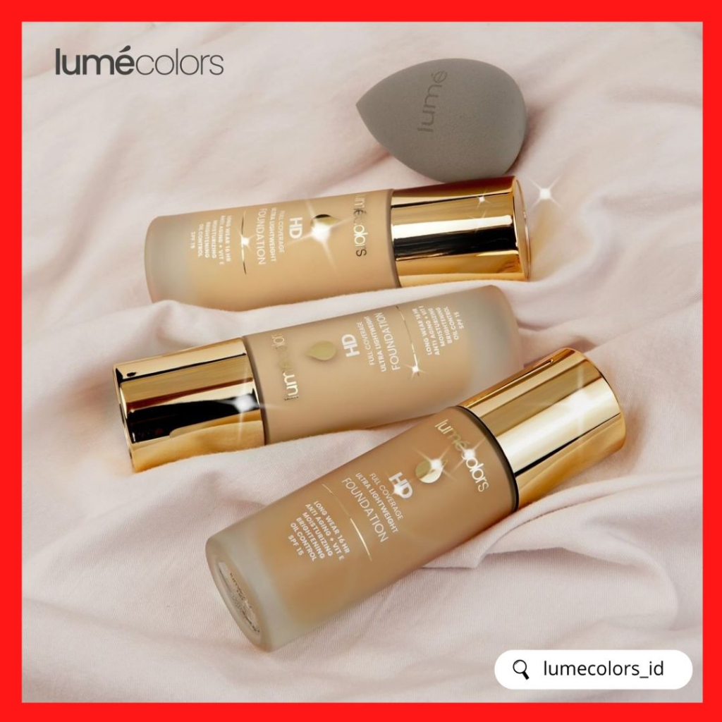 Jual Lumecolors Foundation Original 100% Lumecolor Foundation SPF 15 ...