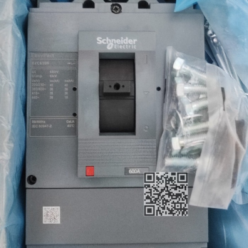 Jual MCCB SCHNEIDER EZC630N3500N 3P 500A 36ka TM500D BREAKER 3PHASE ...